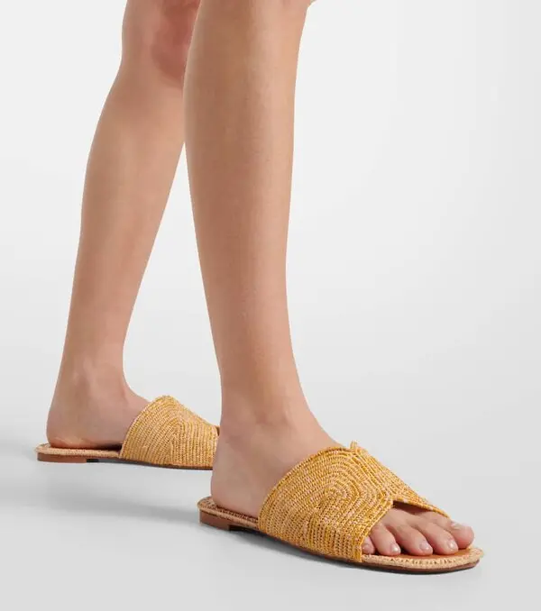 Clergerie Ineni Raffia Slides