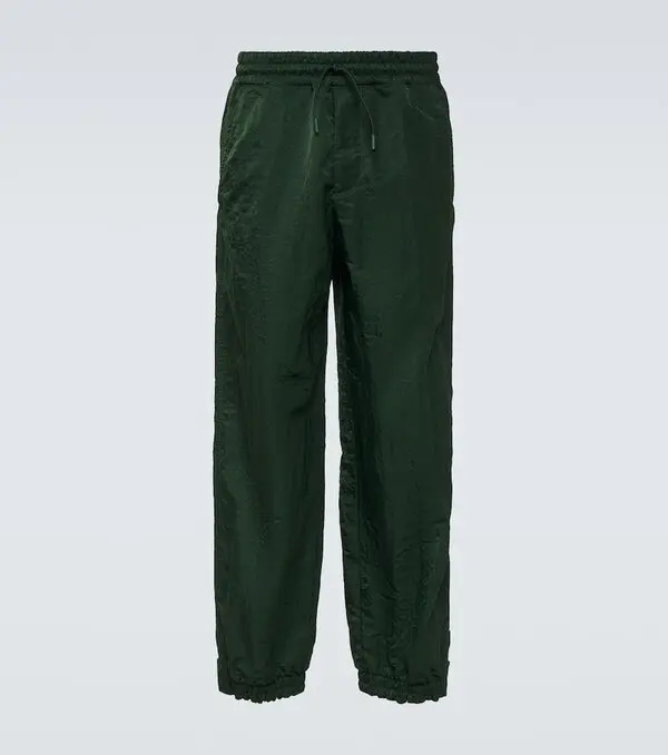 Burberry Technical Wide-leg Pants - Green