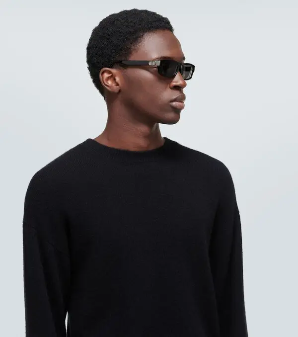 Dior Cd Icon S2i Rectangular Sunglasses - Black