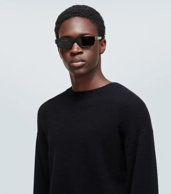Dior Cd Icon S2i Rectangular Sunglasses - Black