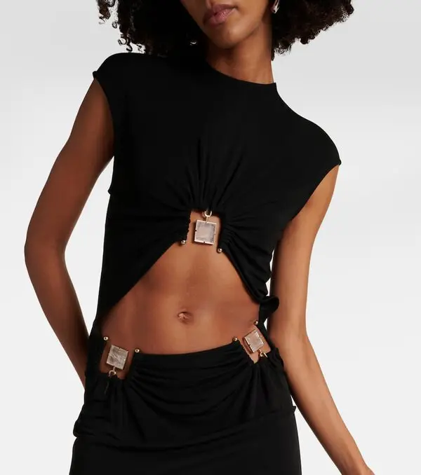Christopher Esber Embellished Cutout Maxi Dress
