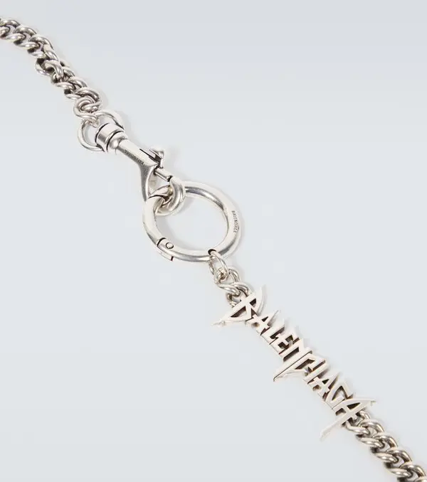 Balenciaga Typo Logo Chain
