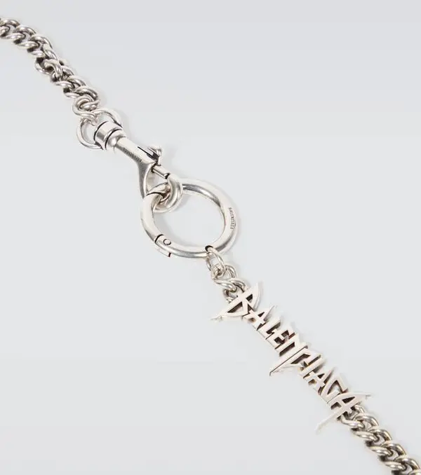 Balenciaga Typo Logo Chain