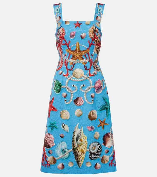 Dolce & Gabbana Capri Printed Minidress - Multicoloured