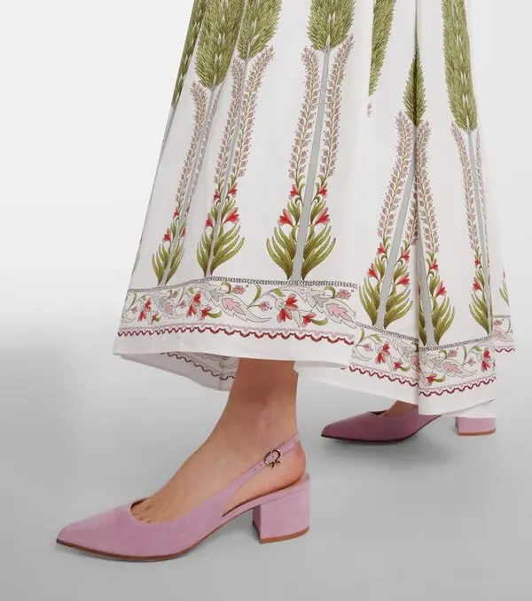GIANVITO ROSSI Piper 45 Slingback Pumps - Pink