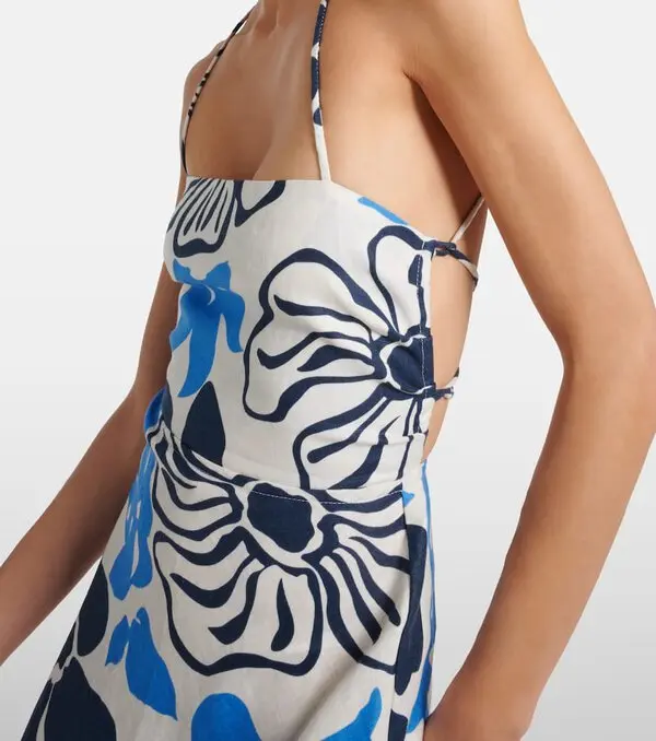 Faithfull The Brand Garcia Floral Linen Maxi Dress