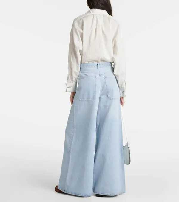 AGOLDE Nolan Mid-rise Wide-leg Jeans