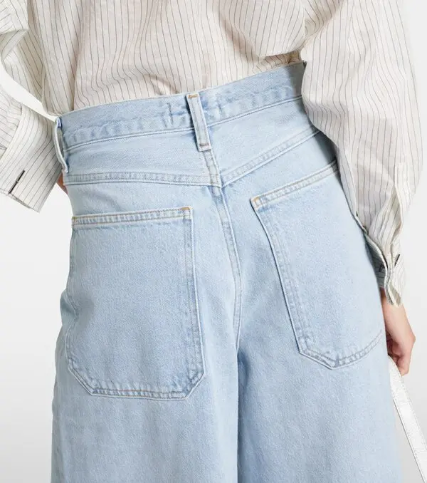 AGOLDE Nolan Mid-rise Wide-leg Jeans