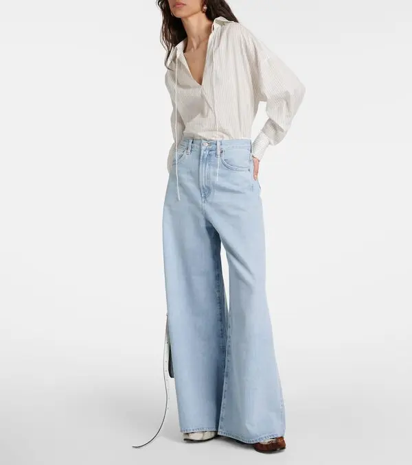 AGOLDE Nolan Mid-rise Wide-leg Jeans