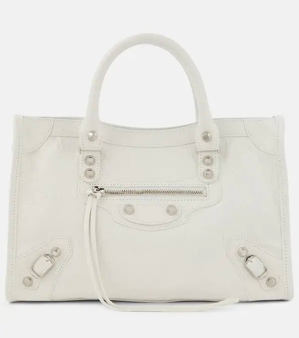 Balenciaga Le City Small Leather Tote Bag