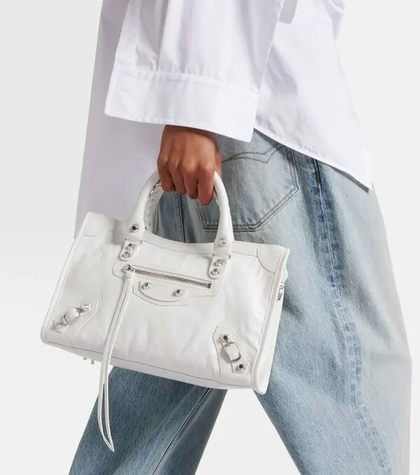 Balenciaga Le City Small Leather Tote Bag
