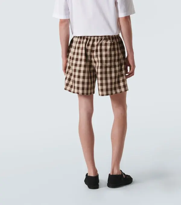 BODE Gilbert Check Shorts - Brown