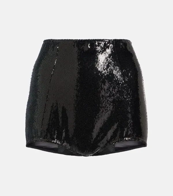Dolce & Gabbana Sequined High-rise Briefs