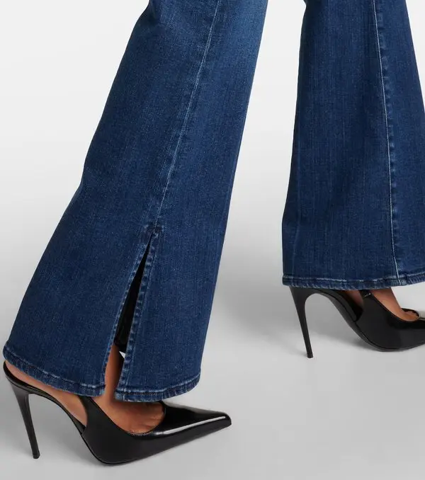 FRAME Le Easy Flare High-rise Jeans