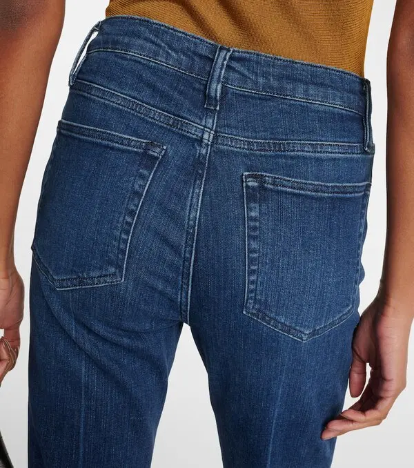 FRAME Le Easy Flare High-rise Jeans