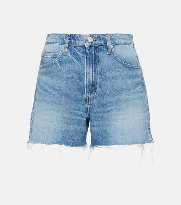 FRAME Vintage Denim Shorts - Blue
