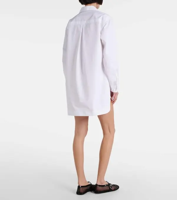 Alaïa Cotton Poplin Mini Dress