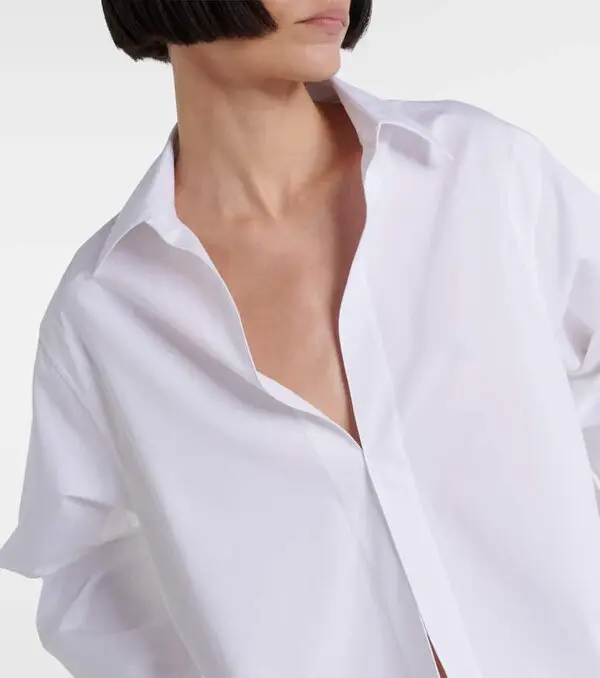 Alaïa Cotton Poplin Mini Dress