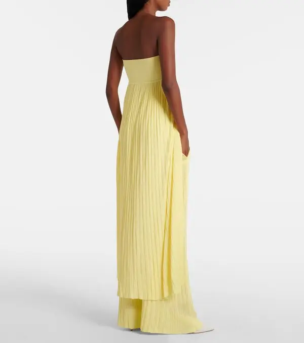 Alaïa Pleated High-rise Straight Pants