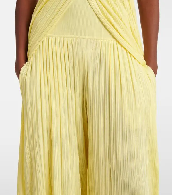 Alaïa Pleated High-rise Straight Pants