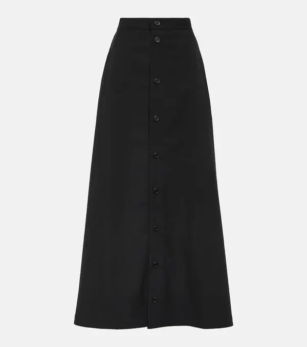Balenciaga Wool Maxi Skirt
