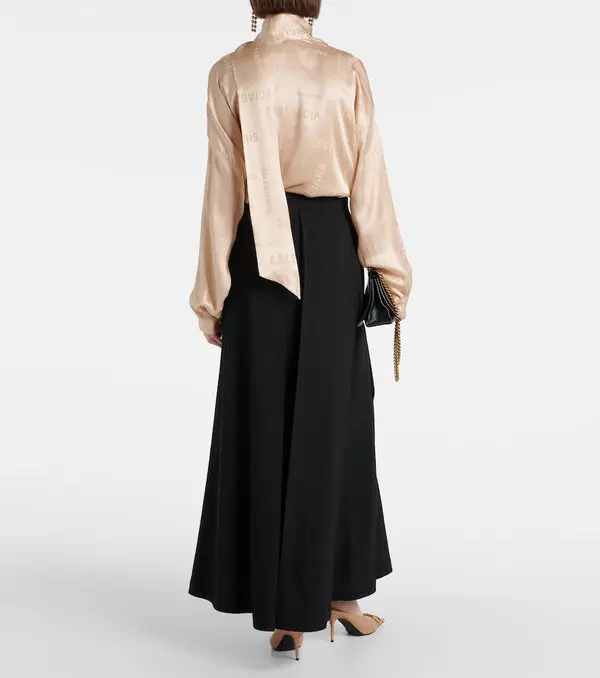 Balenciaga Wool Maxi Skirt