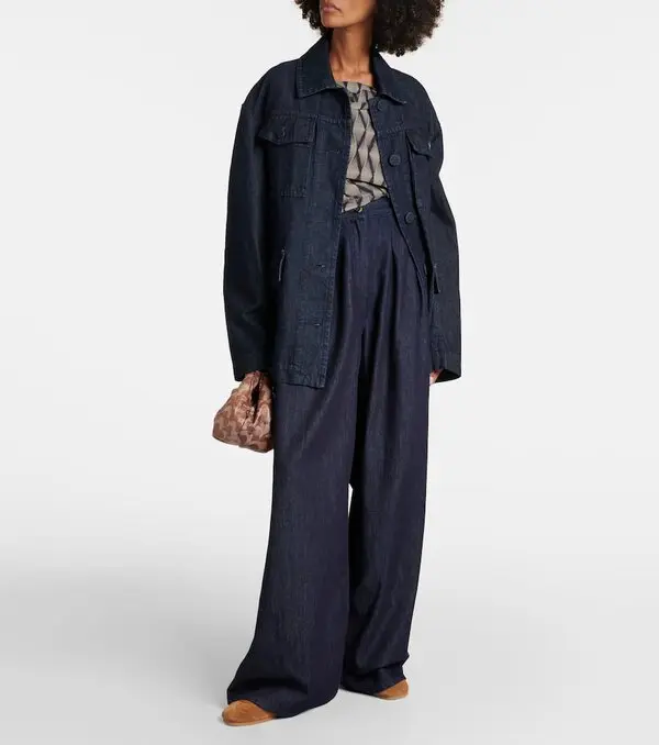 Dries Van Noten High-rise Wide-leg Jeans