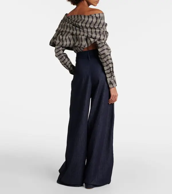Dries Van Noten High-rise Wide-leg Jeans