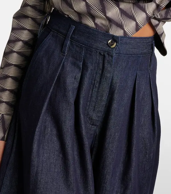 Dries Van Noten High-rise Wide-leg Jeans