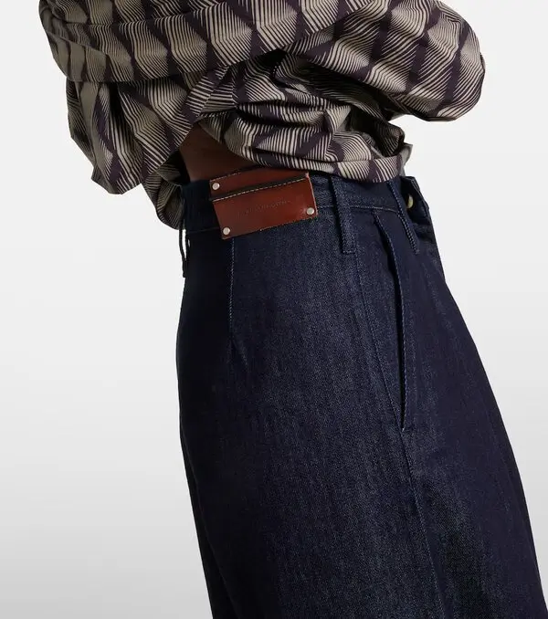 Dries Van Noten High-rise Wide-leg Jeans