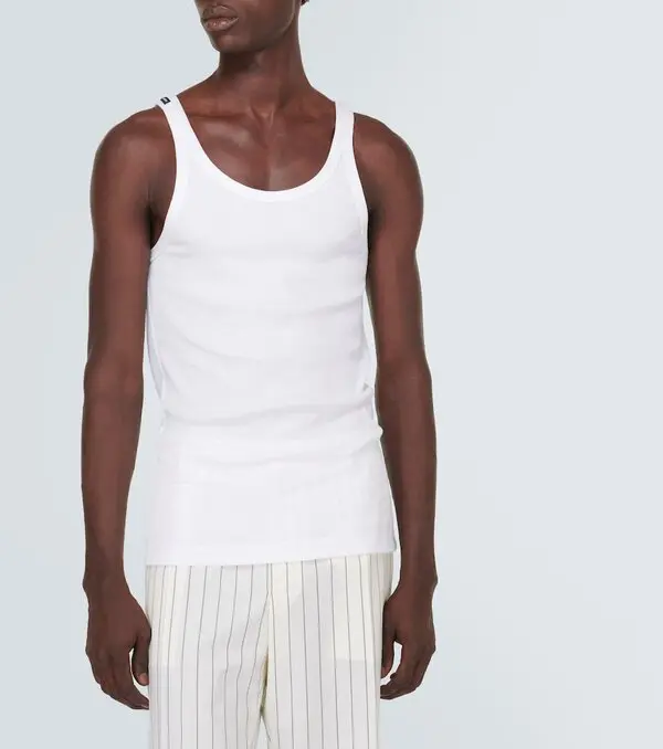Dolce & Gabbana Cotton Jersey Tank Top - White