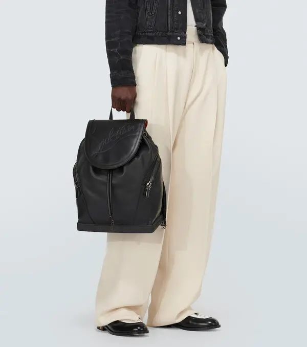 CHRISTIAN LOUBOUTIN Explorafunk Leather Backpack