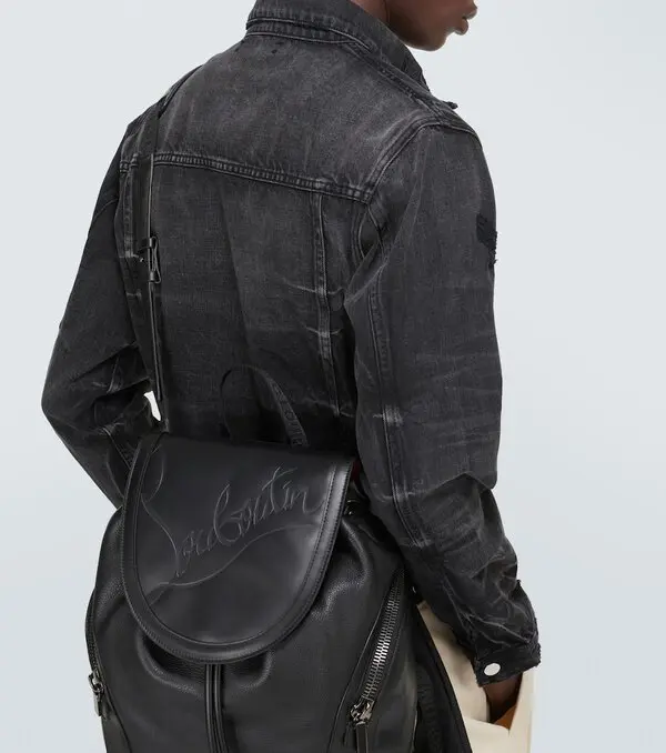 CHRISTIAN LOUBOUTIN Explorafunk Leather Backpack