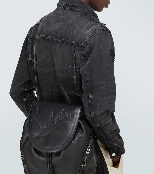 CHRISTIAN LOUBOUTIN Explorafunk Leather Backpack