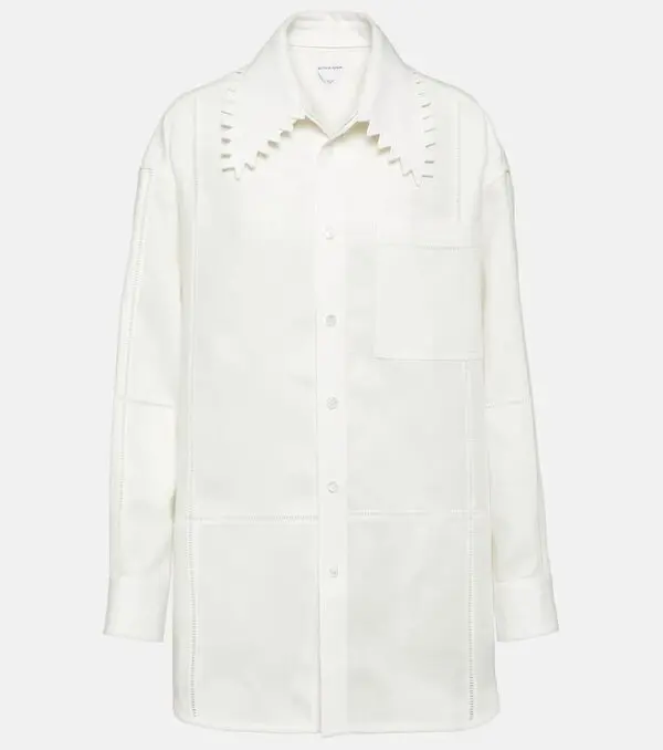 Bottega Veneta Oversized Linen Shirt