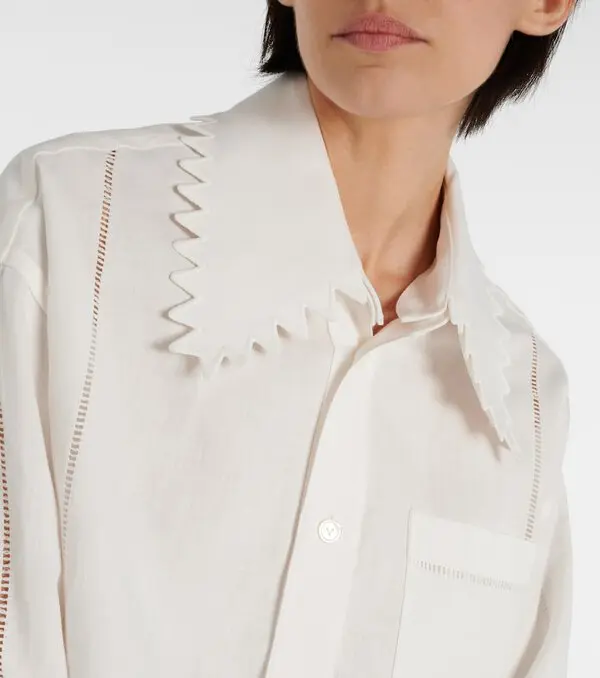 Bottega Veneta Oversized Linen Shirt