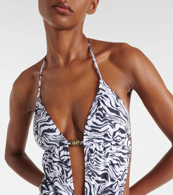 BANANHOT Amur Zebra-print Swimsuit