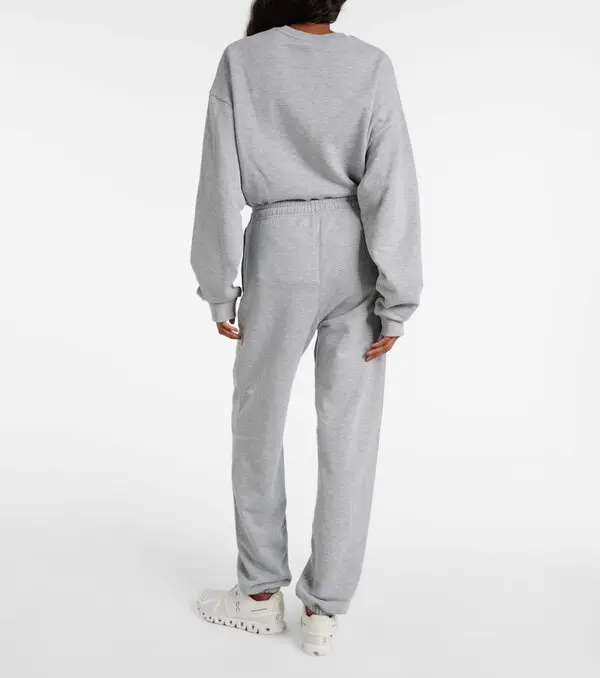 Alo Yoga Chill Cotton-blend Sweatpants In Athletic Heather