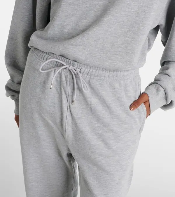 Alo Yoga Chill Cotton-blend Sweatpants In Athletic Heather