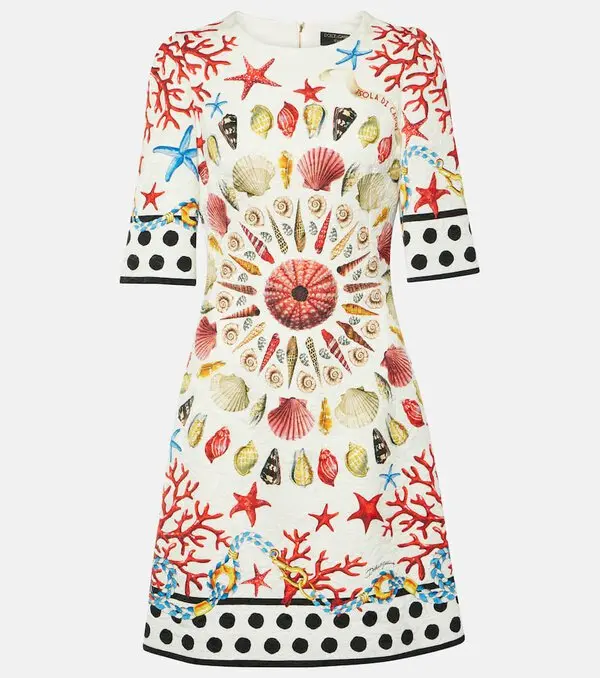 Dolce & Gabbana Capri Printed Minidress