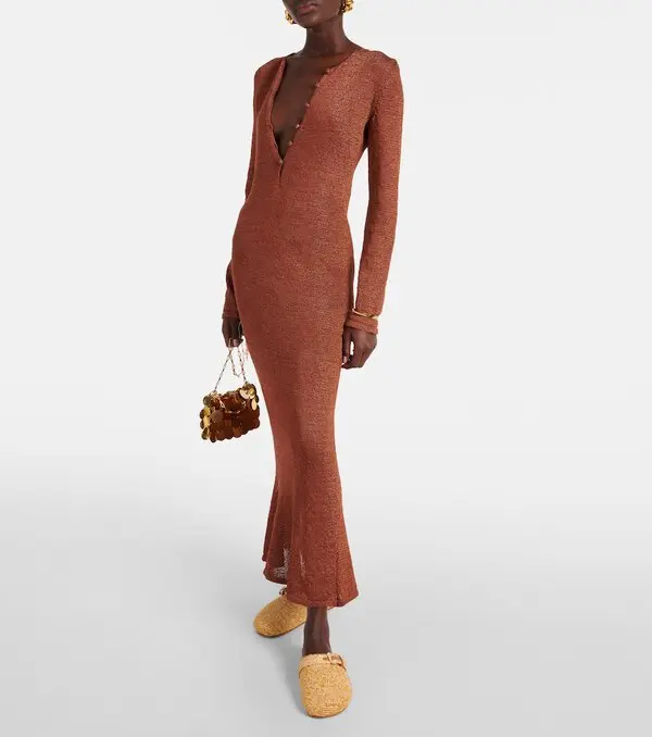 Clergerie Quinta Raffia Mules - Beige