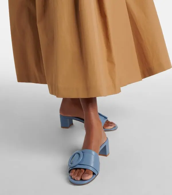 GIANVITO ROSSI Venezia 45 Leather Mules