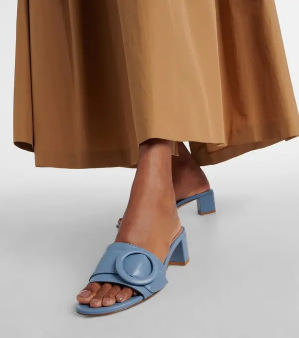 GIANVITO ROSSI Venezia 45 Leather Mules