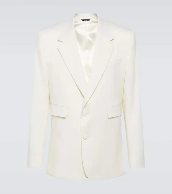 Dolce & Gabbana Wool Blazer - Neutrals