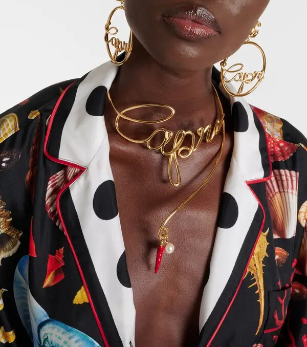Dolce & Gabbana Capri Embellished Necklace