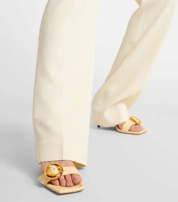 Asceno Aurelia Crêpe Straight Pants - White