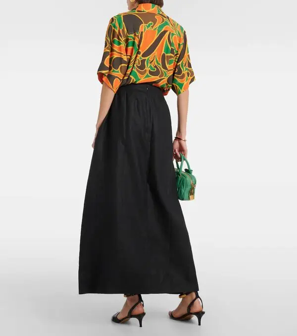 Faithfull The Brand Soleil Linen Maxi Skirt