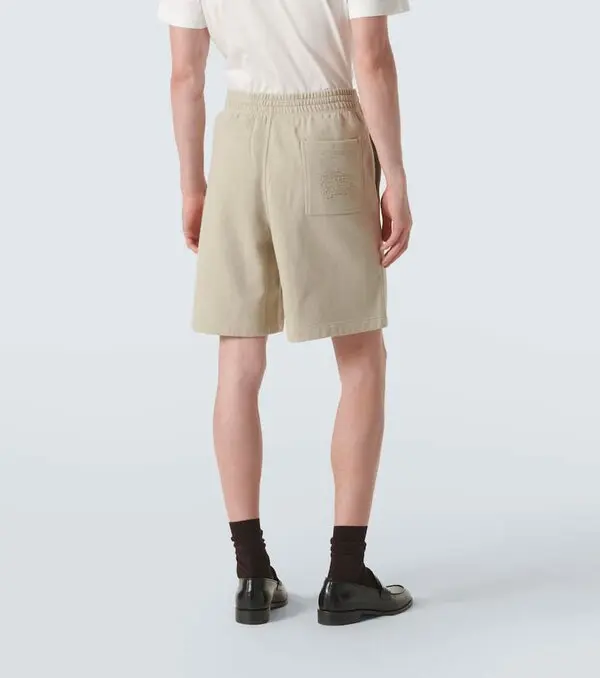 Burberry Cotton Jersey Shorts - Beige