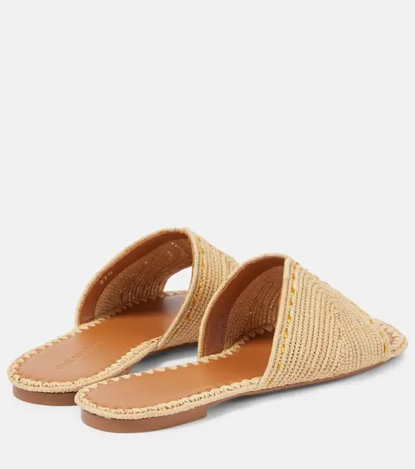 Clergerie Ineni Raffia Slides