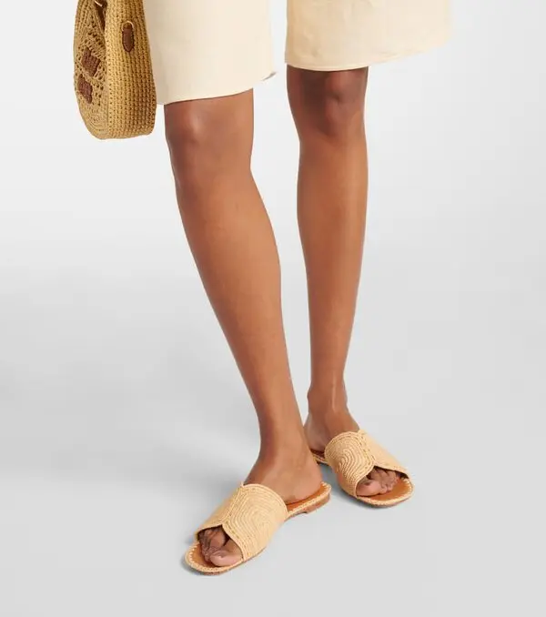 Clergerie Ineni Raffia Slides